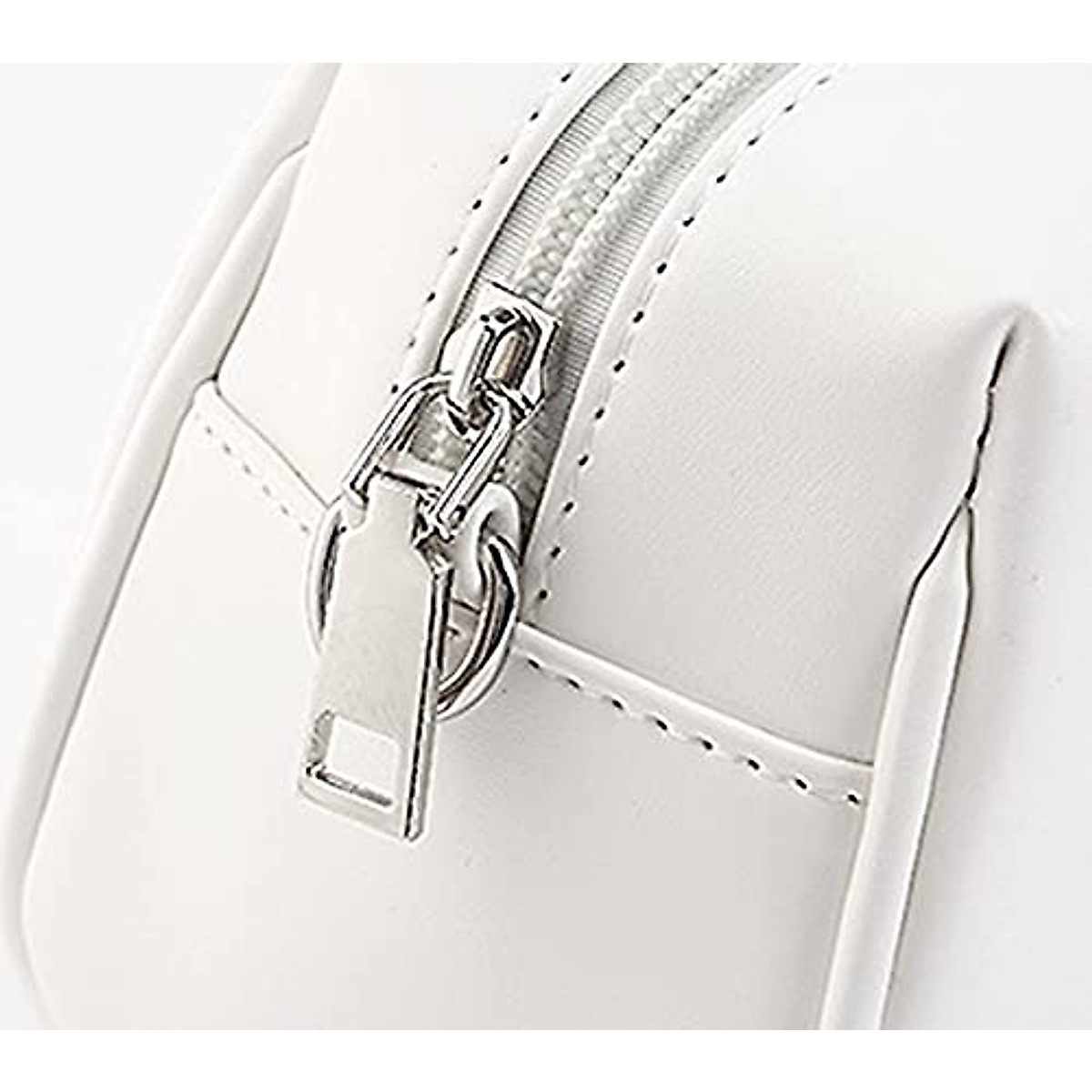 QZUnique Handbags Set Clear PVC Shoulder Bag + Leather Crossbody Bag Large Printed Cute Tote Bag for Women