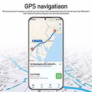 TUORE Smartphone, Cell Phone 6.82 Inch Dual Card Dual Standby RAM 8GB ROM 256GB for Playing Games (Silver)