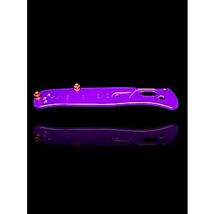 Holiday Red, Aluminum Barrel Bushings Compatible For Benchmade Mini/Full Size Bugout 2pc MADE IN USA