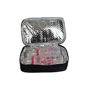 Obersee Diaper Bag Organizer, Breastmilk Cooler Bag Insulated Baby Bottle Bag, Easily Attaches to stroller, Multifunctional diaper bag, Portable for Work, Travel & Daycare