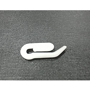 FAPBADRI Hook for Curtain Channel/Curtain Track, Material - Plastic, 100 Pieces