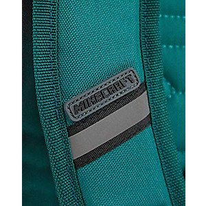 Minecraft Diamond Mini Blue Backpack | 12-Inch Gaming Adventure | Carry the Blocky Fun | Durable Material