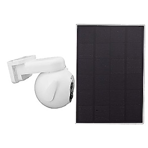 PenRux Solar Security Cameras Wireless Indoor Outdoor Surveillance, Rechargeable Battery Powered Camera with Ultra HD Rotatable, Color Night, 2-Way Audio, Human Detection