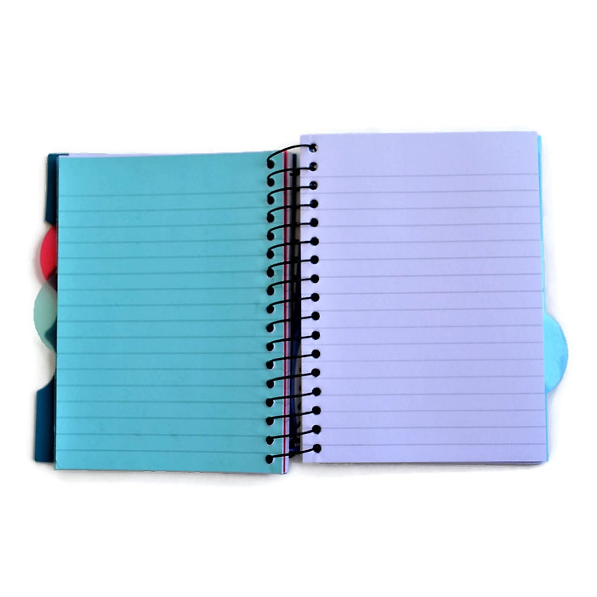 4-Subject Small Mini Spiral Notebooks with Plastic Covers, 4-ct Set