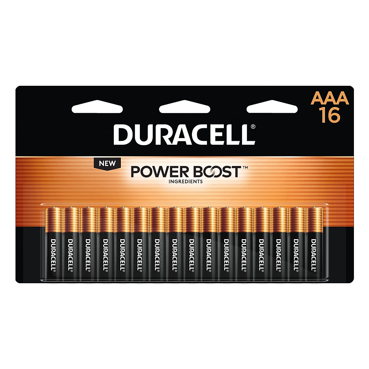 Duracell Coppertop AA + AAA Batteries Combo Pack with Power Boost Ingredients, 16 Count Double A & Triple A Battery with Long-Lasting Power, Alkaline Battery - 32 Count Total