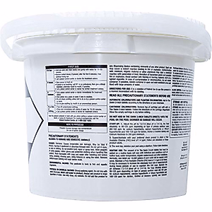 In The Swim 3 Inch Stabilized Chlorine Tablets for Sanitizing Swimming Pools - Individually Wrapped, Slow Dissolving - 90% Available Chlorine - Tri-Chlor - 25 Pounds