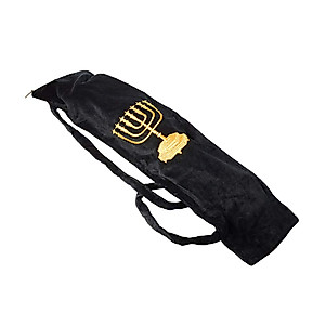 Yaliland Shofar Horn Musical Instrument - Kosher Kudu Ram Horns from Israel - Includes Bag, Book Guide, Anti-Odor Spray, 3 Brushes - Use for Religious Ceremonies - 24"-26", Half Polished-Half Natural