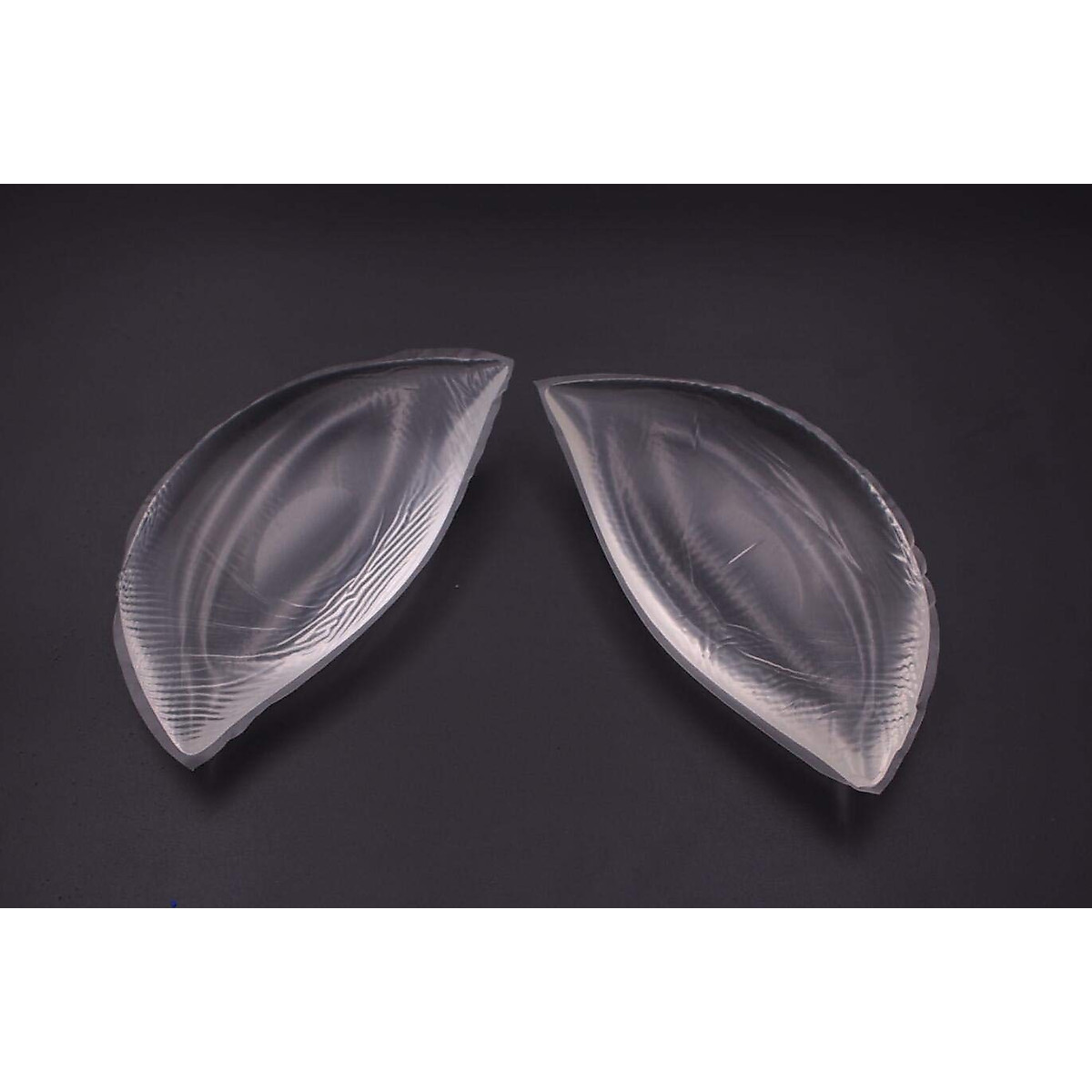 VASANA 1Pair Clear Breathable Soft Silicone Bra Bikini Inserts Breast Chest Swimsuit Pads Enhancers Push-up Bra Insert Pad Molding Pad Booster Pads for Women Swimsuit and Bikini