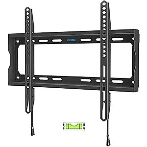 Fixed TV Wall Mount for Most 26-60 Inch TVs, Low Profile TV Mount with Quick Release Lock, Ultra Slim Wall Mount TV Bracket, Max VESA 400x400mm, Holds up to 99 lbs, up to 16”Wood Studs by USX STAR
