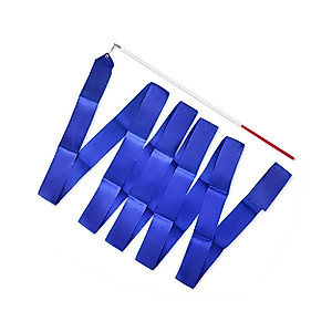 DS. DISTINCTIVE STYLE Dance Ribbons with Wands 4 Yards Long Rhythmic Gymnastics Ribbon Dance Streamer for Kids Baton Twirling