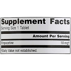 SOURCE NATURALS 10Mg 120 Tb Vinpocetine, 120 CT