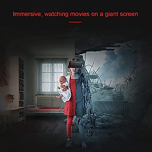 Fyue 3D Virtual Reality VR Headset, VR Glasses for Movies & Video Games IMAX, Universal Virtual Reality Goggles,Compatible for Android iOS iPhone 14 13 12 11 Pro Max Mini Samsung 4.7-6.5" Cellphone