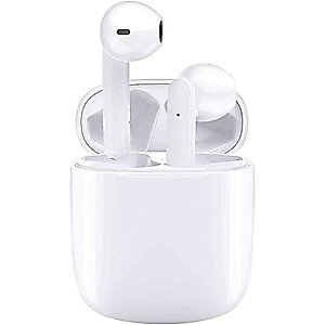 Wireless Earbuds Pure Bass Sound Bluetooth Headphones IPX5 Wireless Earphones in-Ear Built-in Mic Airbuds for Work Running Travel Gym (S2)