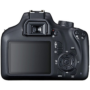 Camera Bundle for Canon EOS Rebel T100 DSLR Camera with EF-S 18-55mm f/3.5-5.6 is II Lens and Accessories Pack (64GB, Handheld Tripod, Extra Batteries, and More)