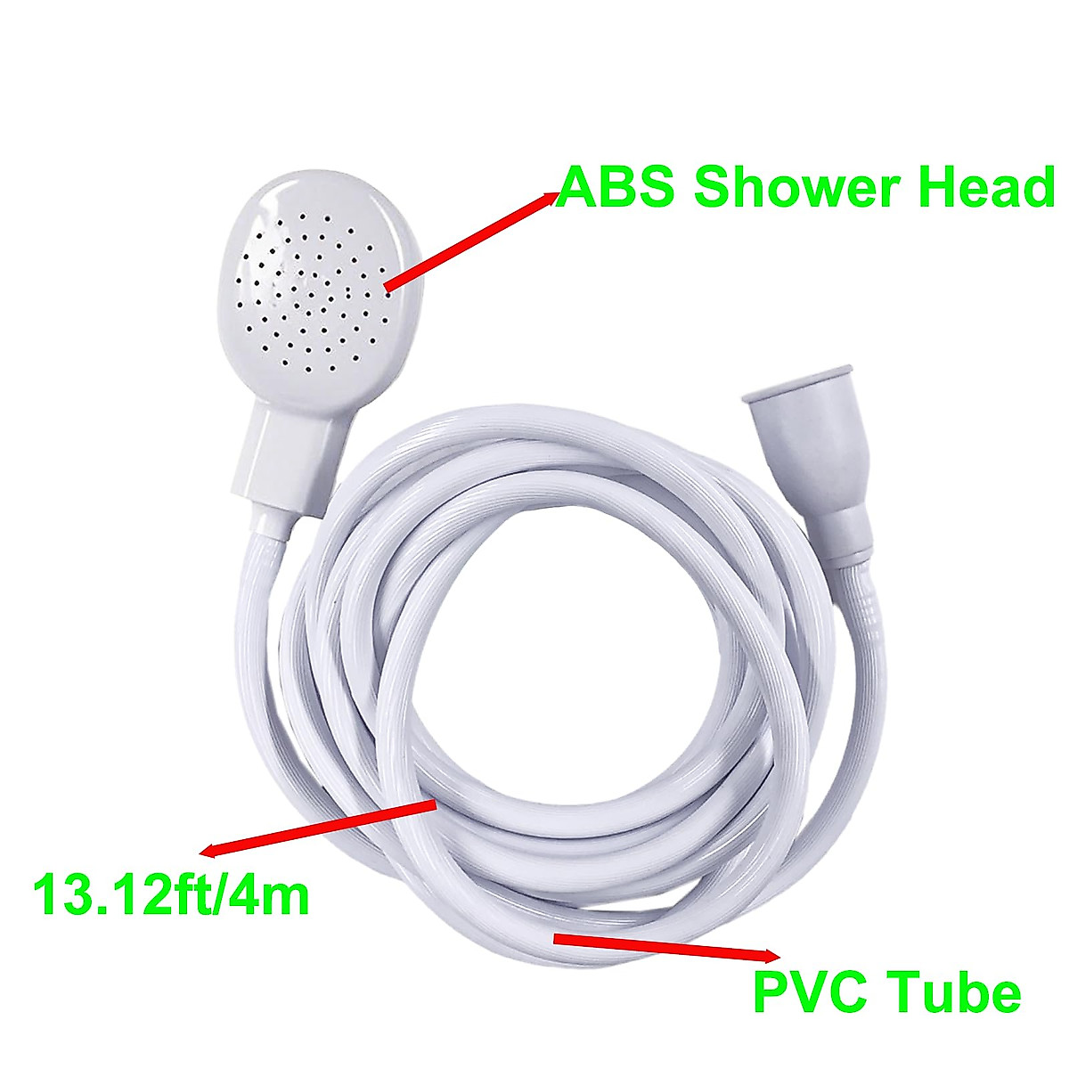 13.12ft/4m Sink Spray Hose,Portable Sink Hose Faucet Sprayer,Shampoo Sprayer Handheld Faucet Shower Head Spray Hose for Bathing Baby,Pets,Washing Hair,Rinsing Vegetables,Utility Sink