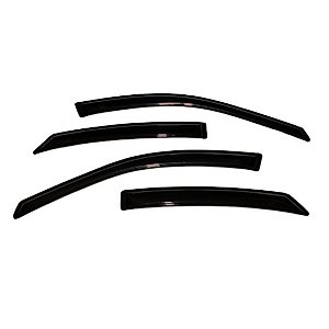 Auto Ventshade [AVS] Ventvisor / Rain Guards | Outside Mount, Smoke Color, 4 pc | 94847 | Fits 1996 - 2007 Ford Taurus Sedan