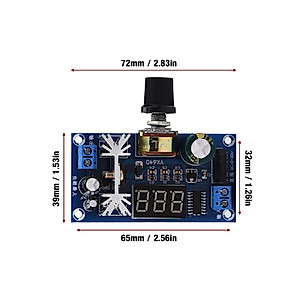 Adjustable Voltage Regulator,LM317 Adjustable Voltage Regulator Power Supplement Board Digital Voltage Display