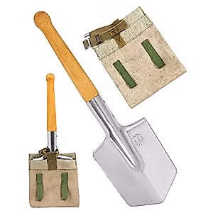 Shovel 1984 Special Forces Shovel Includes Sheath Shovel Stainless Steel with Pouch