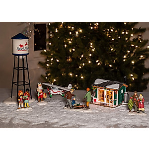 Department 56 Snow Village Accessories Bringing Home The Christmas Tree Figurine, 3.3 Inch, Multicolor
