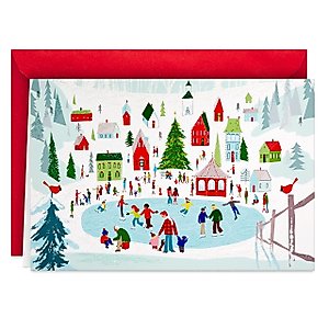 Hallmark Boxed Holiday Cards, Snowy City (40 Cards with Envelopes)