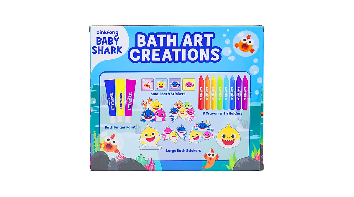 Engaging Baby Shark Bath Art Play Set for Creative Kids