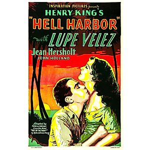 Posterazzi Hell Harbor Us Art From Left: John Holland Lupe Velez 1930 Movie Masterprint Poster Print, (11 x 17)