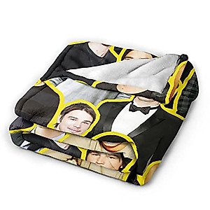 Blanket Josh Hartnett Soft and Comfortable Warm Fleece Blanket for Sofa, Office Bed car Camp Couch Cozy Plush Throw Blankets Beach Blankets
