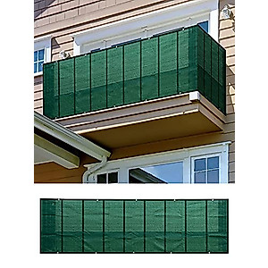 Venbin Balcony Privacy Shielding Ccreen Windproof Net Fence Sunshade Shade Windshield
