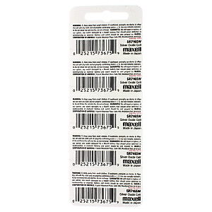 Maxell SR716SW 315 V315 SR62 SR716 Silver Oxide Watch Battery