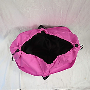 Pink Sun Shade Canopy and Large Under Seat Storage Basket Plus Free Handle Bar Covers for Bugaboo Cameleon 1, 2, 3, & Frog Baby Child Strollers