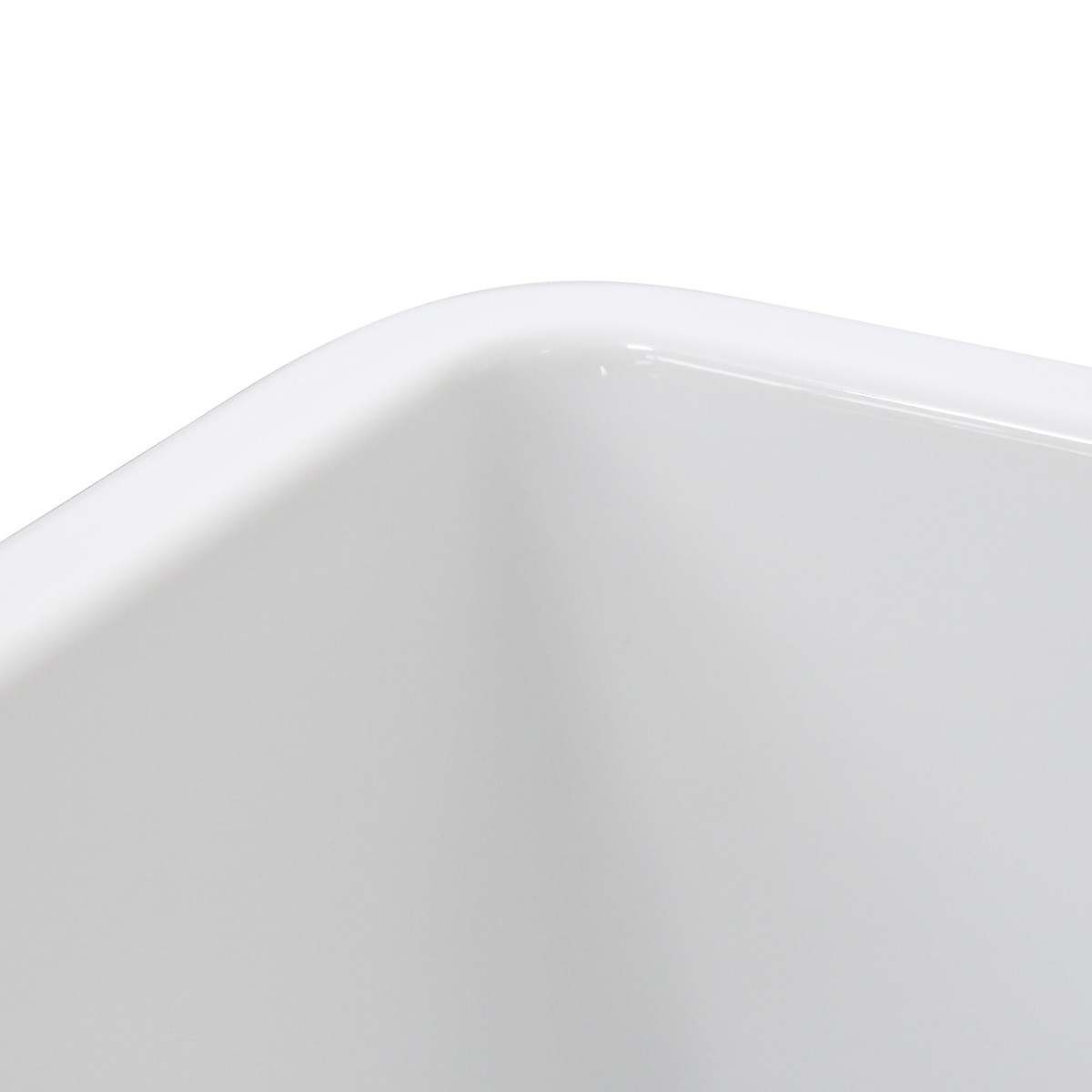 Highpoint Collection 31-inch Fireclay White Farmhouse Kitchen Sink HP-FC31, Large