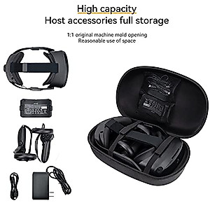 Case for Vive Focus 3, All-in-one Hard Travel Carrying Case Portable Storage Bag for HTC Vive Focus 3 Virtual Reality Headset and Accessories