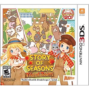 Story of Seasons: Trio of Towns - Nintendo 3DS (Renewed)