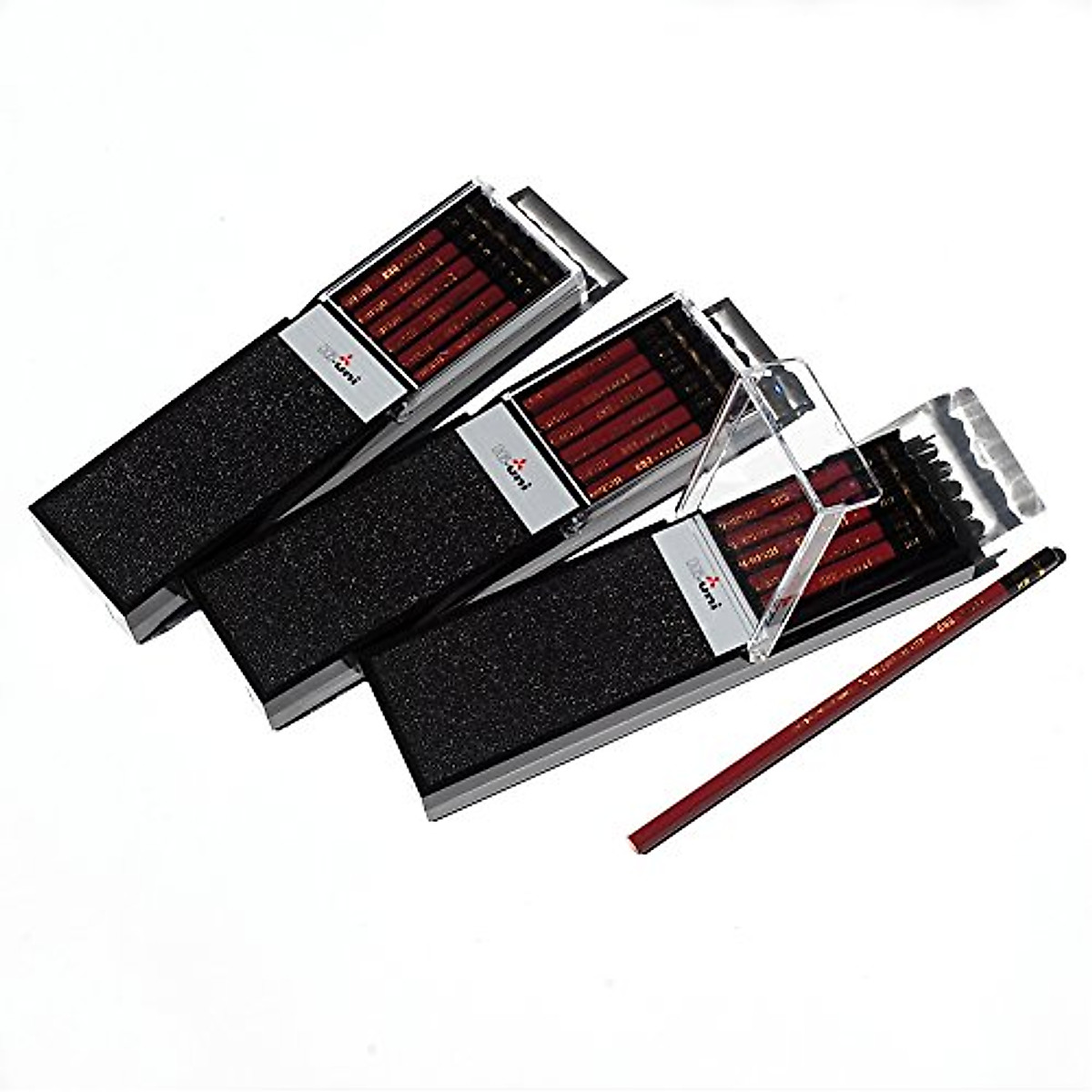 uni Hi Wooden Pencil - 2B - Box of 12 (HU2B)