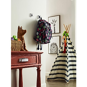 Amerock BH3601026 | Chrome Single Robe Hook | 2-5/8 in. (67 mm) Length Towel Holder | Highland Ridge | Towel Hook for Bathroom | Bathroom Hardware | Bath Accessories