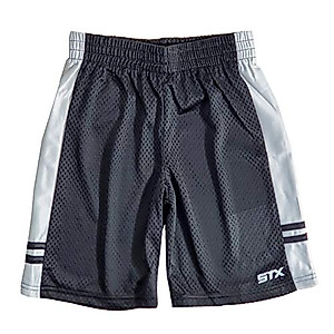 STX Boys' Big Athletic Short, Classic Style Black, 10/12