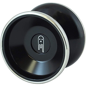 Black Yoyo King Ghost Bi Metal Aluminum and Steel Professional Trick Yoyo with Ball Bearing Axle and Extra String