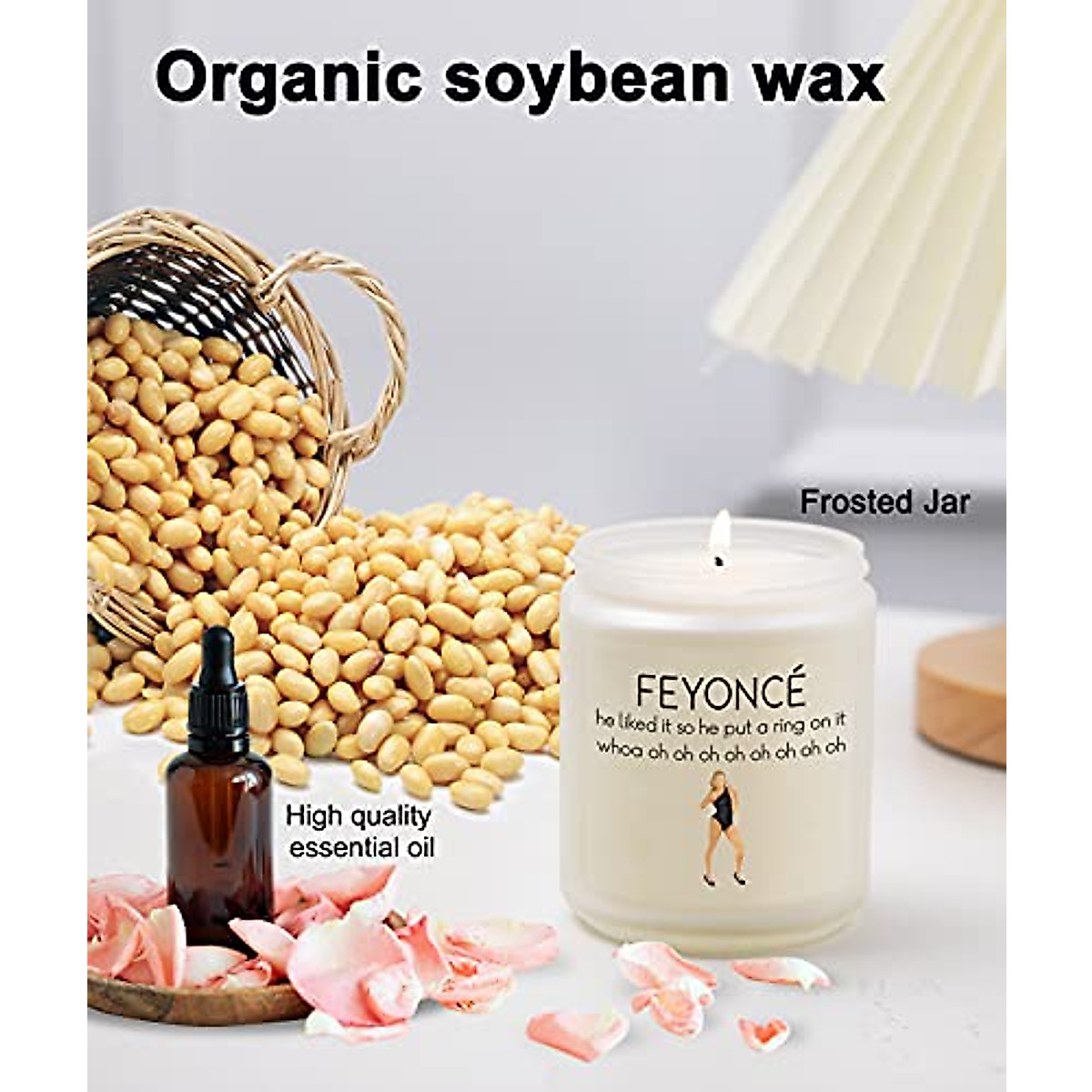 Wedding Gifts for Getting Married- Engagement Gift for Her, Newlywed Gift, Bride and Groom Gift Idea, Bride Gifts- Fiance Gift for Her, Lavender Candles(7oz)