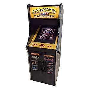 Pac Man Arcade Party 13 Games Full Size Cabinet Home Edition 26" Monitor Ms. Pac Man Galaga