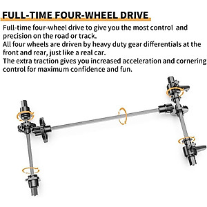 Apawband RC Drift Car 1/14 Scale RC Car RTR Remote Control Race Cars Drifting Toy for Boys Kids 4WD 30KM/H RC Vehicle with LED Lights Drift Tires + Racing Tires