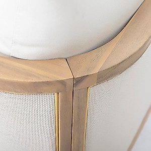 Merax Outdoor Acacia Wood Patio Club Chair Conversation Set with Waterproof Thick Cushion Deep Seating for Porch,Garden