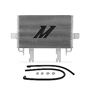 Mishimoto MMTC-F2D-99SL Transmission Cooler Compatible With Ford 7.3 Powerstroke 1999-2003 Silver