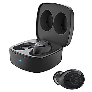 Motorola Vervebuds 100 Earbud Headphones, Waterproof True Wireless Earbuds, Bluetooth 5.0 in-Ear with Hands-Free Call Microphone