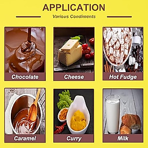 Professional Countertop Electric Sauce Warmer Dispenser with Pump 30-85℃ (4 grids) for Hotels, Restaurants,110V