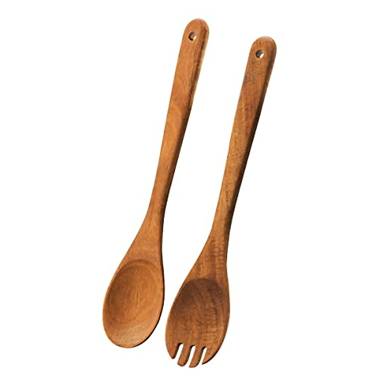 Godinger 2 in1 Salad Bowl and Cake Stand, Salad Bowl Serving Dish and Footed Cake Stand with Dome, Includes Wooden Salad Servers, Acacia Wood and BPA Free Acrylic Lid