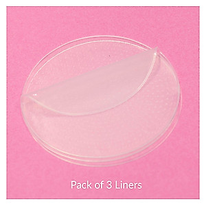 LACUPELLA Non-Slip Silicone Liner Pads For Buttercream Cake Disk Turntable - 6 inch diameter - Pack of 3 - Reusable