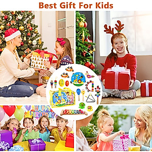 INLAIER Kids Musical Instruments Set, 20 Pcs Wooden Shakers Percussion Instruments Tambourine Xylophone Toys, Child Early Learning Musical Toys for Boys and Girls Gifts Present with Carrying Bag