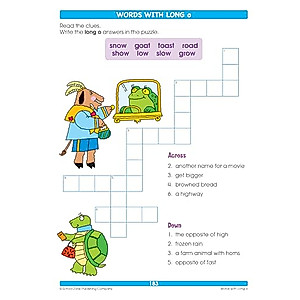 School Zone - Big Spelling Grades 1-3 Workbook - 320 Pages, Ages 6 to 9, 1st Grade, 2nd Grade, 3rd Grade, Letter Sounds, Consonants, Vowels, Puzzles, Games, and More (School Zone Big Workbook Series)