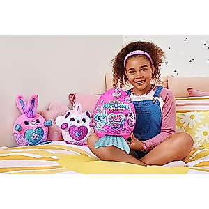 Rainbocorns Mermaidcorn (Bunny) by ZURU, Collectible Plush, Mermaid Surprises, Cuddle Plush Stuffed Animal, Surprise Egg, Stickers, Magic Sands & Bubble Mixture, for Girls 3+ Up