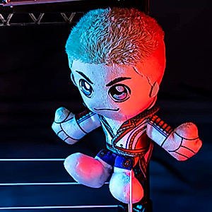 Bleacher Creatures WWE Cody Rhodes 8" Kuricha Sitting Plush- Soft Chibi Inspired Toy